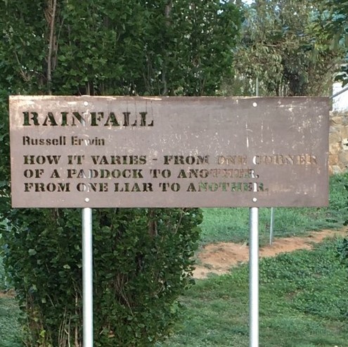 Indelible Stencil, Rainfall by Russell Erwin | Creative South